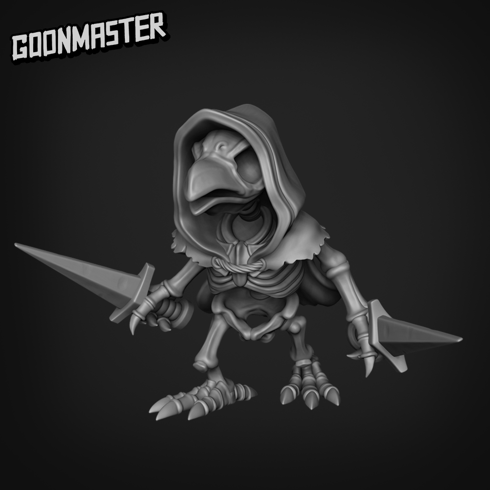 Crow Skeleton Bundle – Resinclad